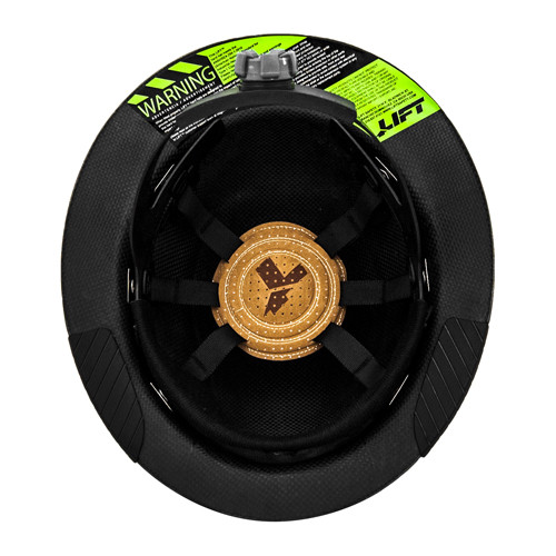 Lift Safety DAX Carbon Fiber Hard Hat - Gloss Black - #HDC-15KG