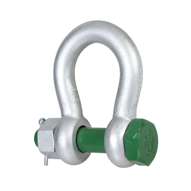 Van Beest Green Pin 1" G-4163 Bolt Type Anchor Shackle - 8-1/2 Ton WLL ...