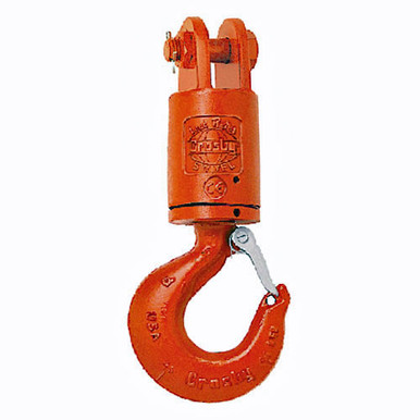 Crosby 10T 10-S-1 Thrust Bearing Jaw & Hook Swivel - 22000 lbs WLL ...