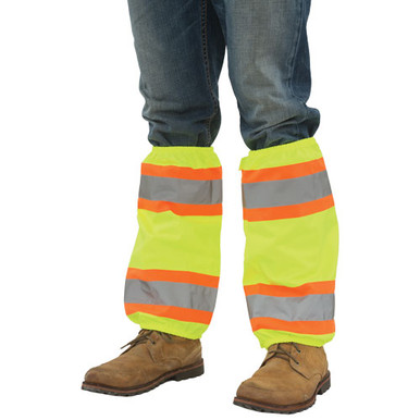 Delta Plus S487 Leg Gaiters - Hi-Vis Lime - #WEL61586LO