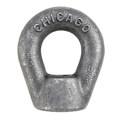 Chicago 1/2" Tap Heavy-Duty Eye Nut - 3600 lbs WLL - #17260 8