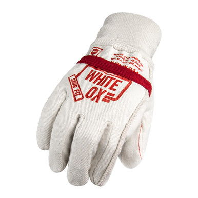 North Star White Ox Glove w/ Elastic Band - #1016
