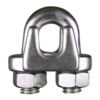 3/8" Type 316 Stainless Steel Wire Rope Clip