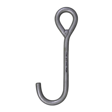 M&W 1" Alloy J Hook - 2600 lbs WLL - #11628-12