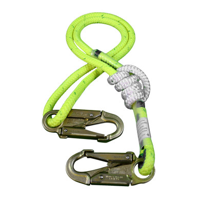 All Gear 1/2" x 3 - 6 ft Adjustable Rope Lanyard - #AGDBC12AL3-6