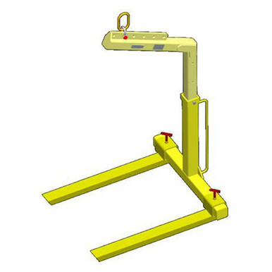 M&W Fully Adjustable Pallet Lifter - 4000 lbs WLL - #12412