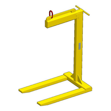 M&W Pallet Lifter w/ Adjustable Bale - 8000 lbs WLL - #16664