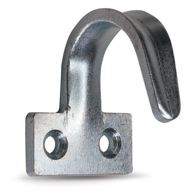 PCC Bolt-on Galvanized J Rope Hook - #RH-J-FLAT