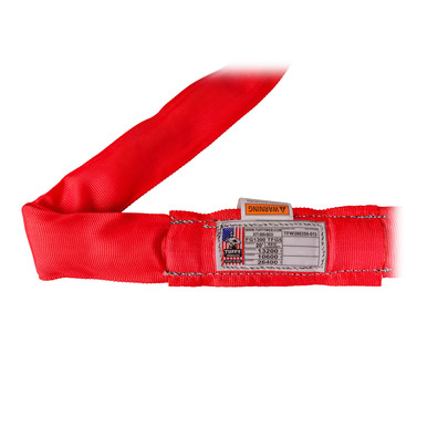 Tuffy Red 20 ft Endless Flexi-Grip Round Sling - 13200 lbs WLL - #TFG05X020