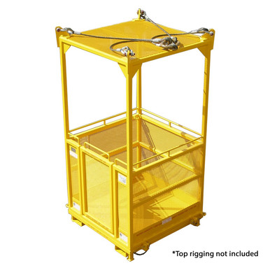 Liftmax PB-00050-040408 1,000 lb Capacity 3-Person Lifting Basket | 4 ...