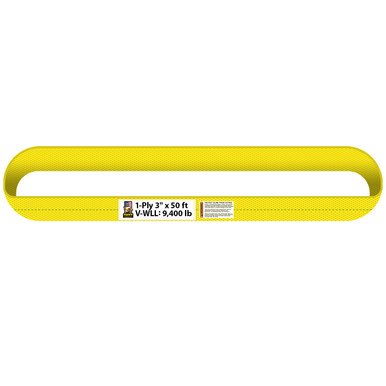 Tuffy 1 Ply 3" x 50 ft Endless Type 5 Web Sling - 9400 lbs WLL - # ...