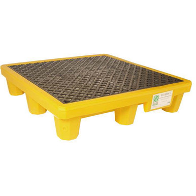 UltraTech Ultra-Spill Pallet P4 Standard Model - w/ Drain - 4 Drum - #1001