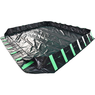 UltraTech Ultra-Containment Berm Compact Model - PVC - 6 ft x 6 ft x 1 ...