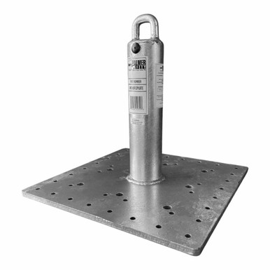 Palmer Safety 12" Post Anchor for Wood, Steel & Concrete - #ANCHOR12PLATE