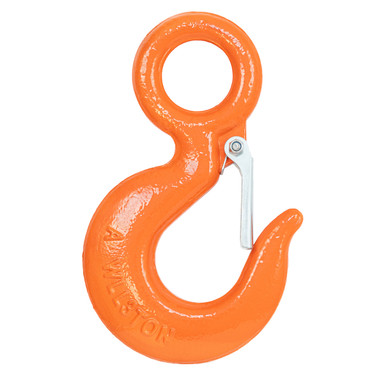 22 Ton Alloy Eye Hoist Hook w/ Latch