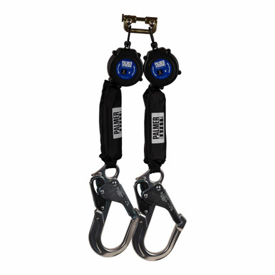 Palmer Safety Class 2 6ft MicroBeast Edge Twin-Leg Web SRL w/ Aluminum ...