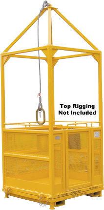 Liftmax PBS-00050-040408 1000 lb Capacity 3-Person Lifting Basket | 4 ...
