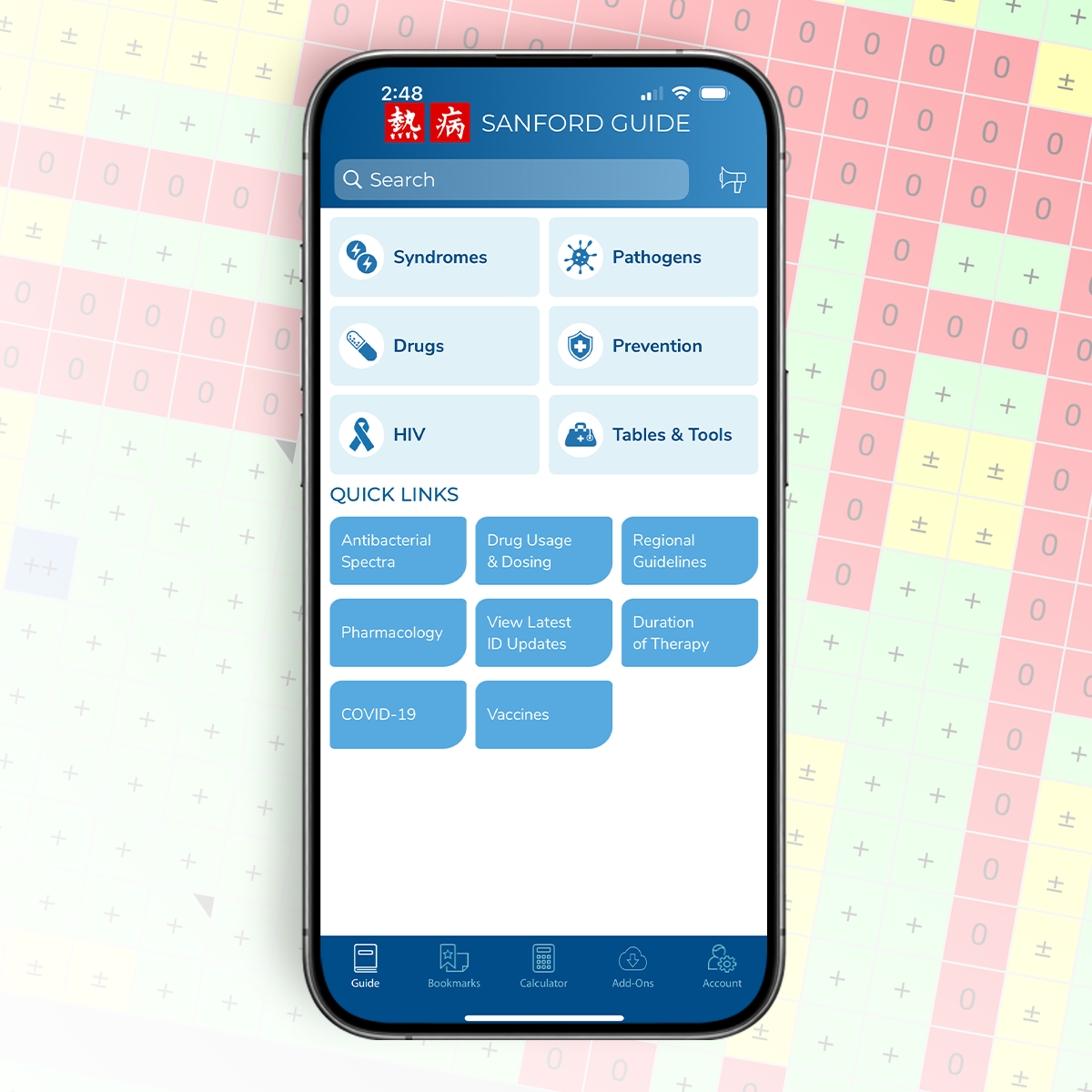 Sanford Guide Antimicrobial for Mobile Subscription