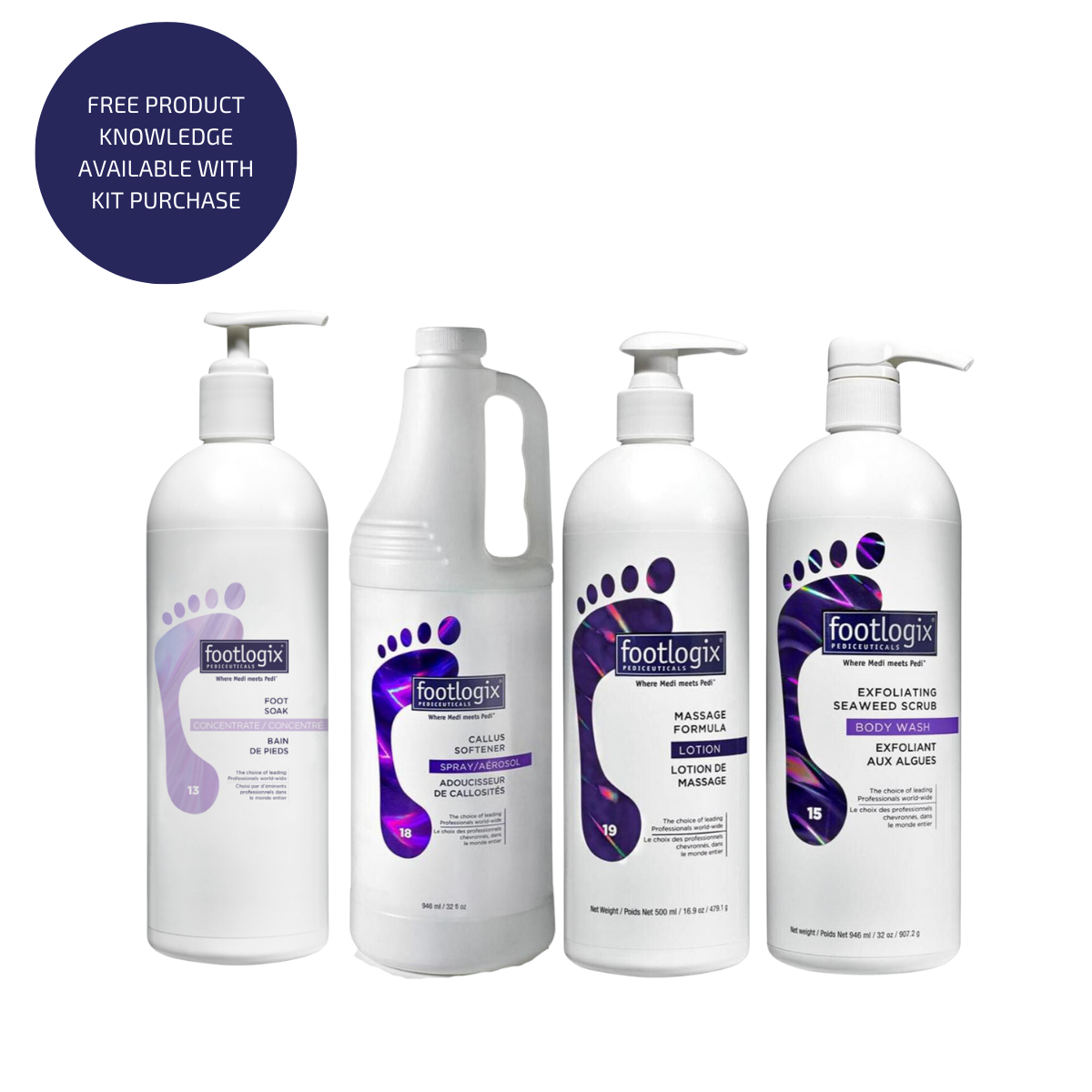Footlogix Professional Back Bar Kit - Sweet Squared