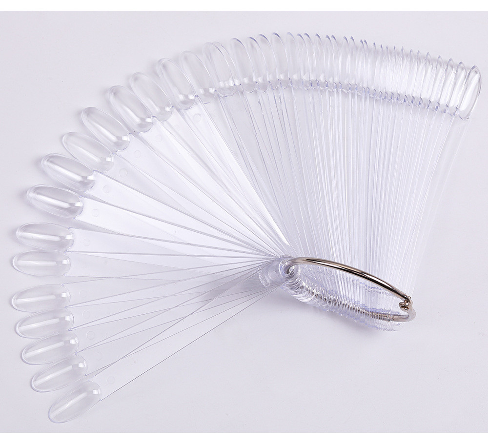 Nail Art Display Fan (Clear-50 pcs) | Sweet Squared