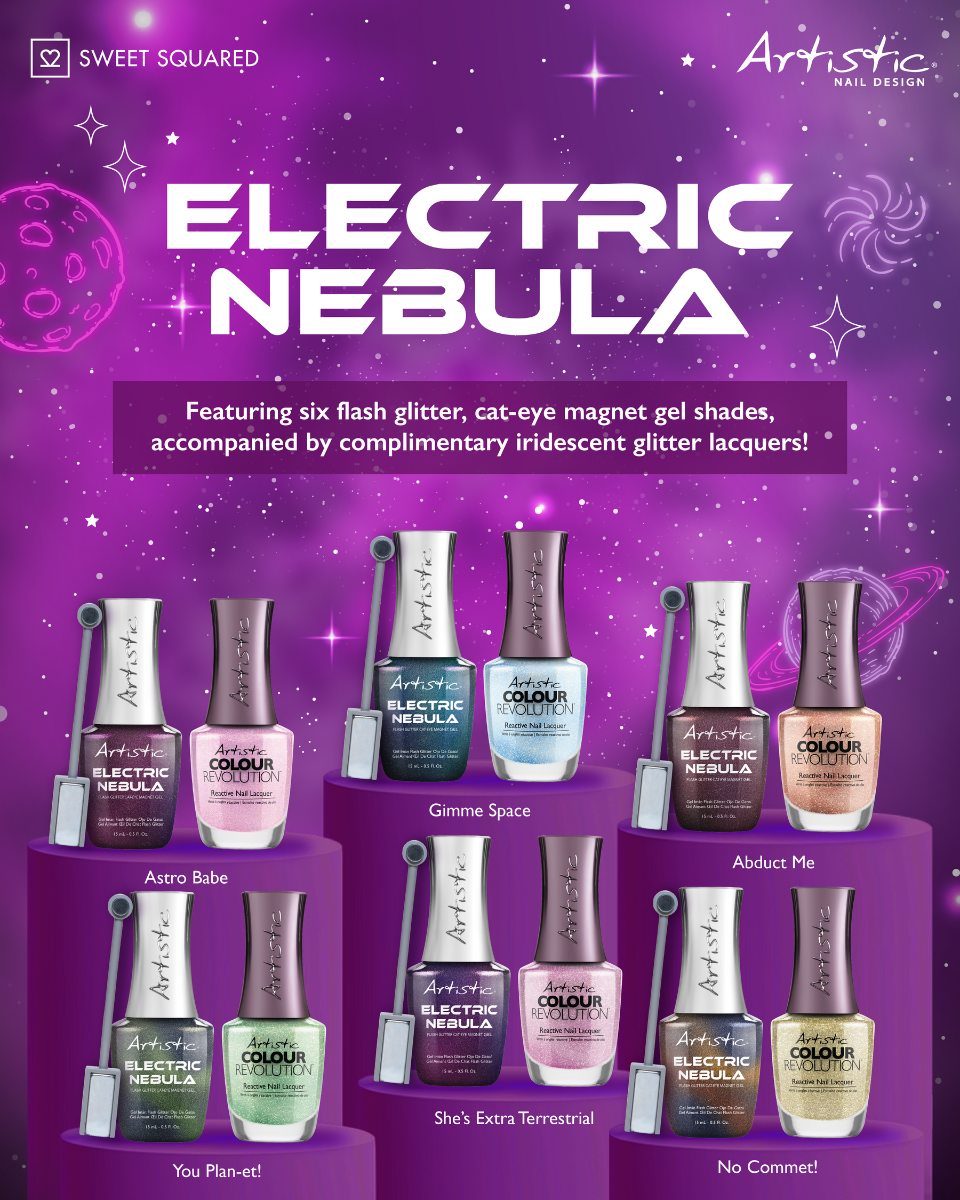 ARTISTIC SUMMER LAUNCH - ELECTRIC NEBULA - Sweet Squared
