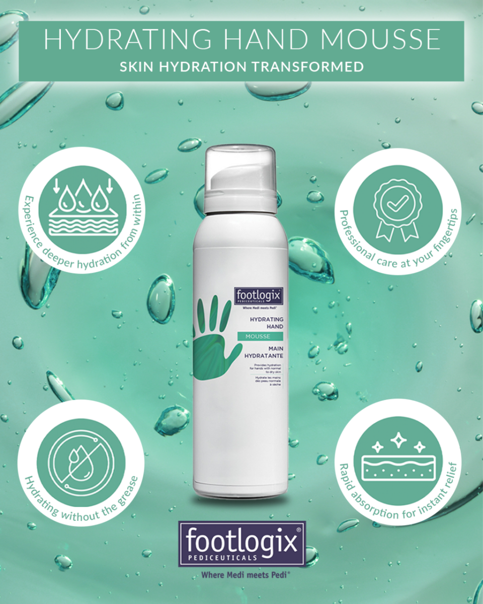 Introducing Footlogix® Hydrating Hand Mousse - Sweet Squared