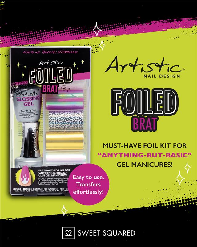 The Foiled Brat Kit: Effortless Nail Art with Artistic - Sweet Squared