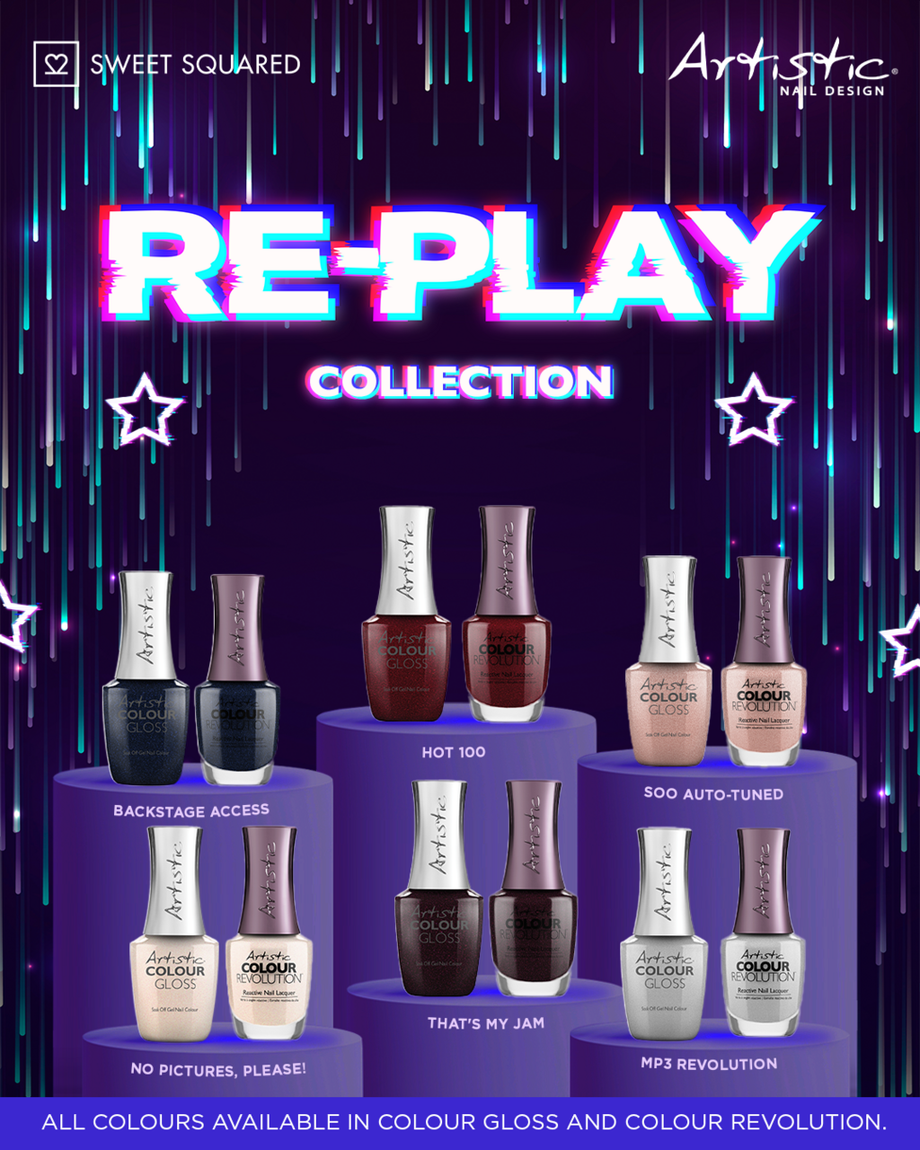 ARTISTIC WINTER COLLECTION LAUNCH - RE-PLAY - Sweet Squared