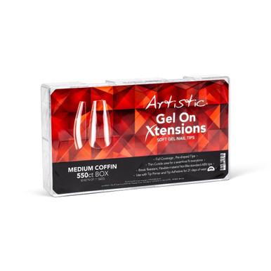 Artistic Medium Coffin GOX Tips 550ct | Sweet Squared