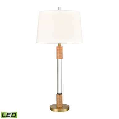 Island Summit LED Table Lamp in Clear