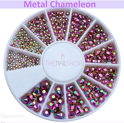 Special Soft Coloured Crystal Mix Flatback Rhinestone Wheel - 240PCS ...