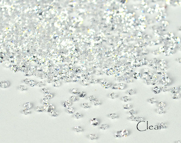Glass Micro Mini Pixie Crystals (Bag of 1440PCS) - 1.2mm