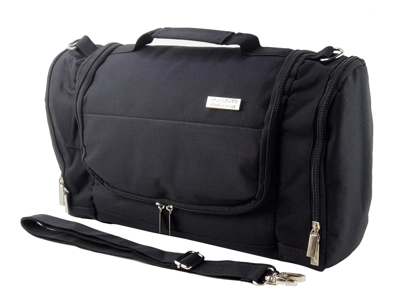 Black & Pink Nail Technician's Nail Artist Tote Travel Bag (Strap Included)