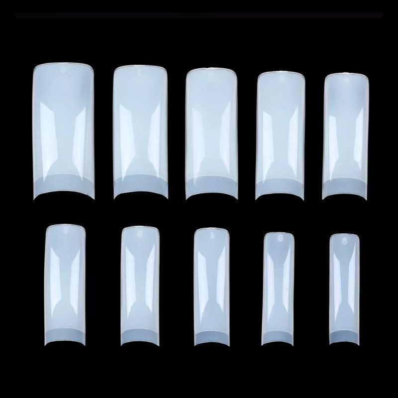 TNS Perfect Smile Clear Well-less Nail Tips (Box of 100PCS or 500PCS)