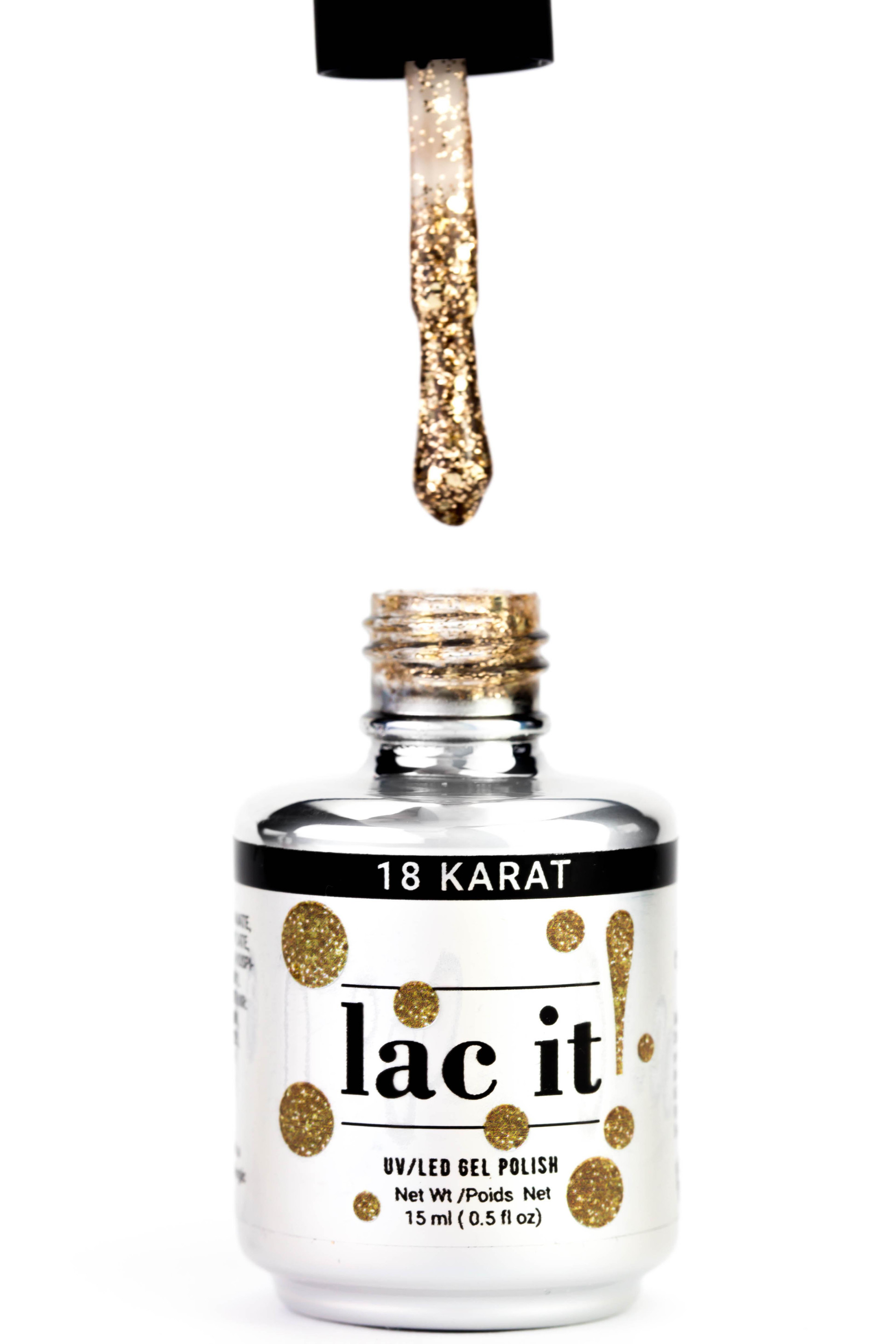 Lac It!™ Advanced Formula Gel Polish - 18 Karat (15ml Bottle)