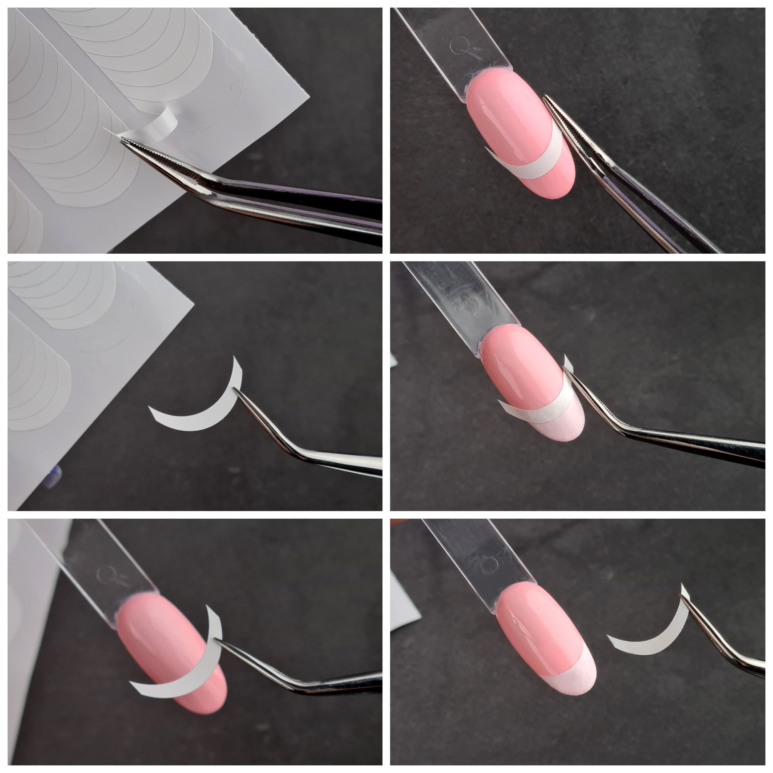 French Tip Smile Guide Line Stickers for Nails (5 Styles Available)