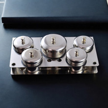 5PC Professional Stainless Steel Dappen Dish Set