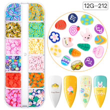 Easter Bunny Nail Art Fimo Slices