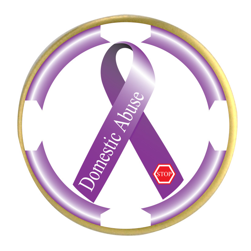 Awareness Ribbon Ball Marker- Domestic Abuse - DivotTools.Com
