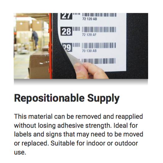 Repositionable Rack Label Supply | LabelTac