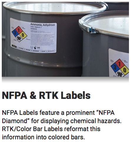 LabelTac 9 NFPA Labels | LabelTac
