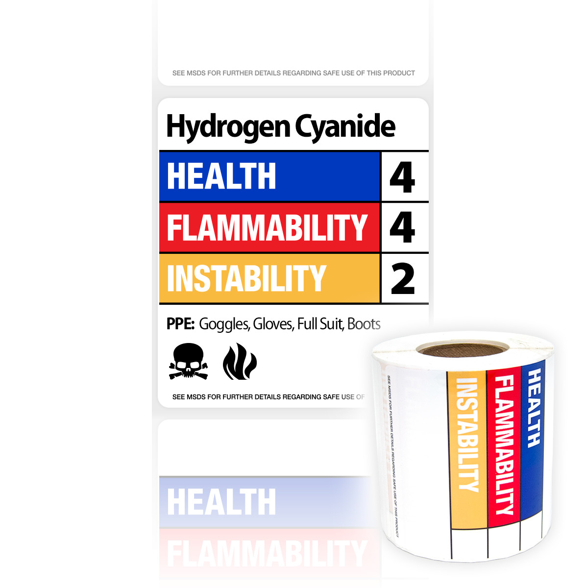 LabelTac RTK Color Bar Die-Cut Supply: Permanently label hazard ...