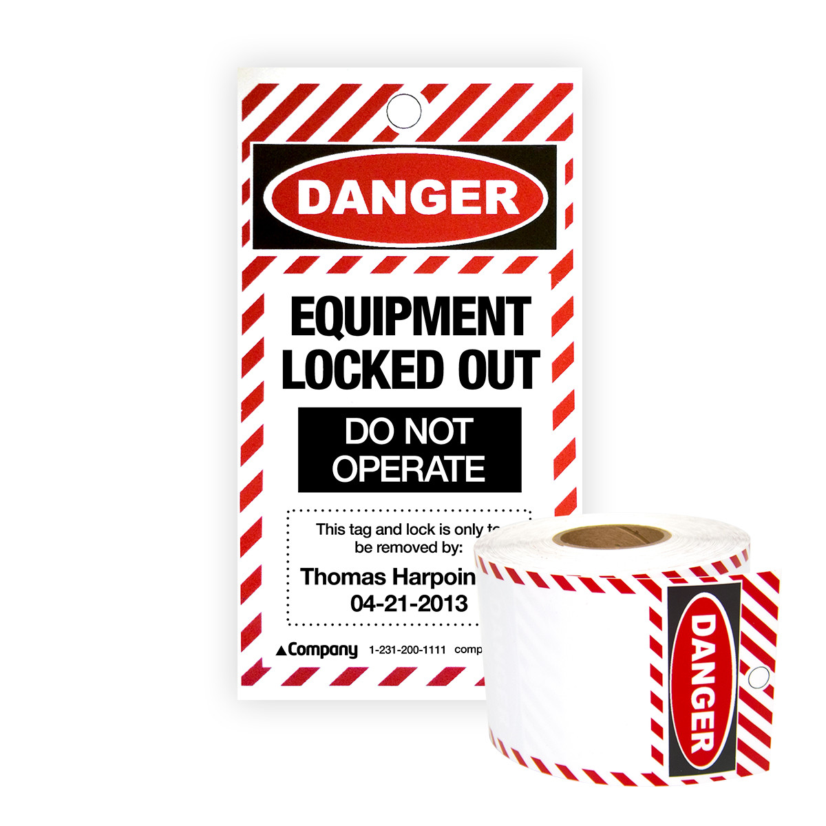 LabelTac Lock Out/Tag Out Supply: Ideal for LO/TO labeling