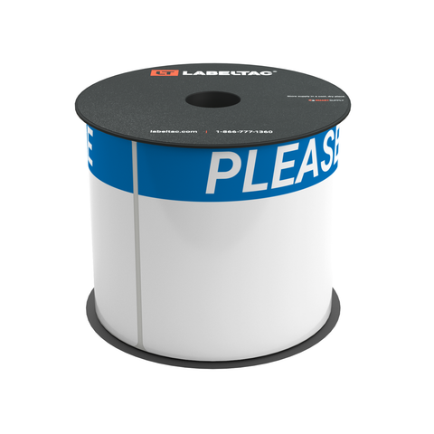 LabelTac® 4 and Pro Model Die-Cut "Please" Header Supply | LabelTac