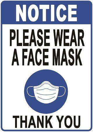 PLEASE WEAR MASK SIGN - GR8PLATES