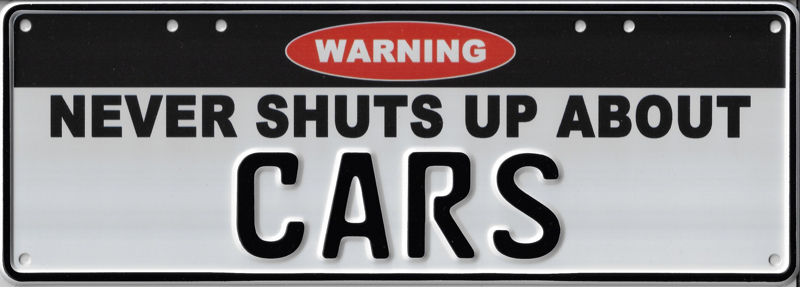 WARNING CARS - GR8PLATES