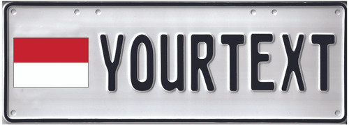 Indonesia Custom Plate - GR8PLATES