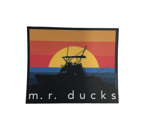 Steamboat Stickers® M.R. Ducks Sticker Boat