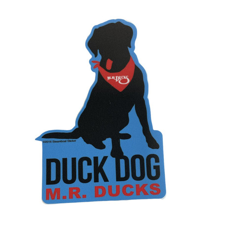 Steamboat Stickers® Bandana Duck Dog Sticker