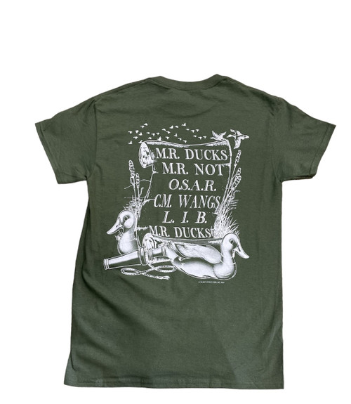 M.R. Ducks® Poem Collection Tee In Olive Green